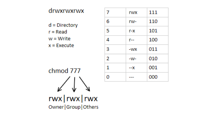 Ví dụ về phần quyền trong linux, cách tính phần quyền qua rwx qua số để chmod quyền ...